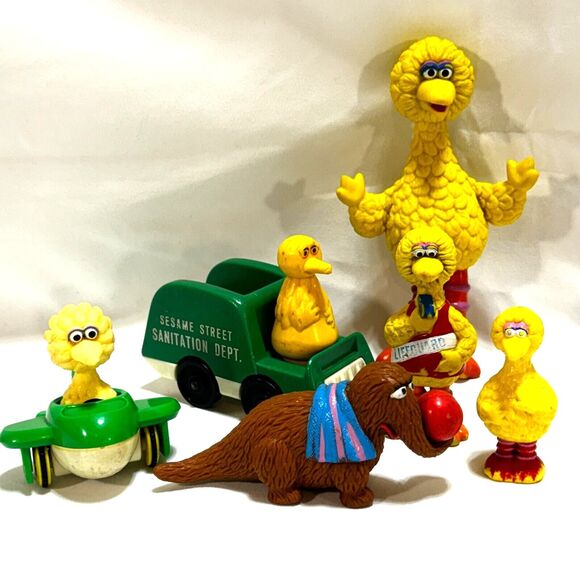 Sesame Street | Toys | Vintage Applause Sesame Street Big Bird Figures ...